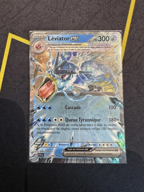 CARTE POKEMON LEVIATOR 045/198 EX EV1 Ecarlate et Violet SV1 FR NEUF ... CARTE POKEMON LEVIATOR 045/198 EX EV1 Ecarlate et Violet SV1 FR NEUF ...