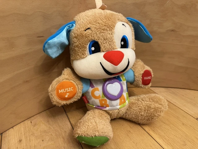 FISHER PRICE SOFT Toy Interactive Laugh and Learn Smart Stages Puppy ...