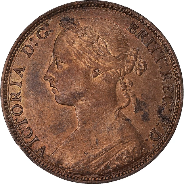 [#1170245] MONEDA, GRAN Bretaña, Victoria, Penny, 1889, MBC+, Bronce ...