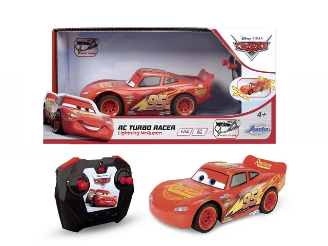 DISNEY CARS RC Turbo Racer Lightning McQueen 1:24 2 Channel USB ...