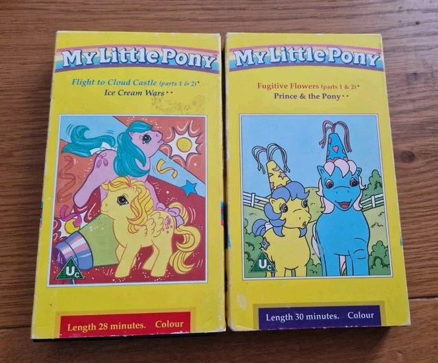 MY LITTLE PONY X2 Vhs Cassette Tapes - Vintage - See Description For ...