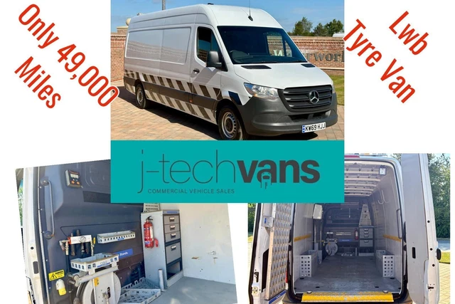 MERCEDES SPRINTER 314CDI Lwb Tyre Van **HGV Tyre Fitters / Workshop Van ...