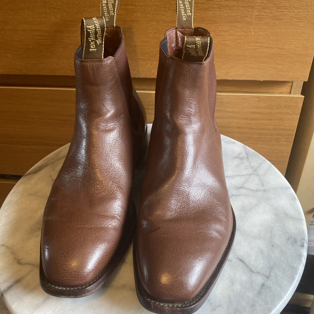 IAN HAROLD AUSTRALIAN Grazier Dealer/chelsea Boots Brown uk size 9 £78. ...