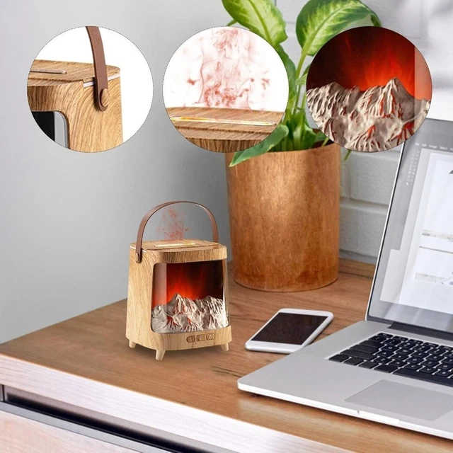 COLORFUL LED HUMIDIFIER Aromatherapy Diffuser 200ml Water Tank Enhanced ...