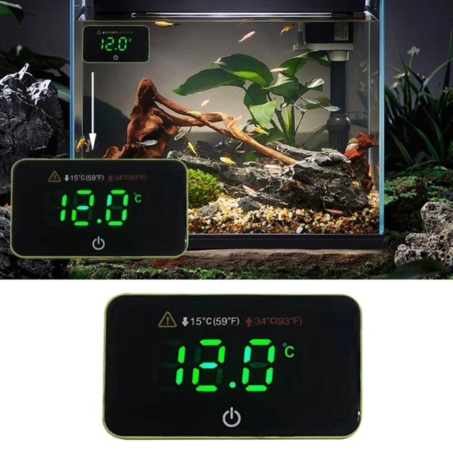 LED DIGITAL AQUARIUM Thermometers Measure Temperature Meter Tool On $20 ...
