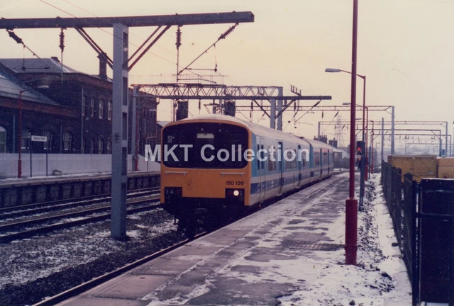 RAILWAY PHOTO CLASS 150 150139 @ Stoke on Trent 7/2/86 06:38 Nottingham ...