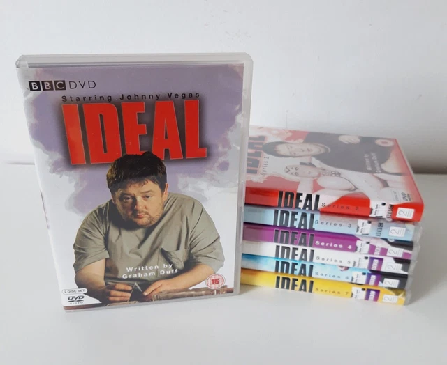 IDEAL COMPLETE TV Series 1-7 Seasons DVD BBC Johnny Vegas £19.95 ...
