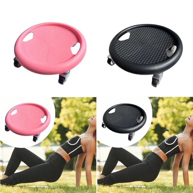 ABDOMINAL AB ROLLER Wheel Fitness Roller Sliding Disc Abdominal Board £ ...