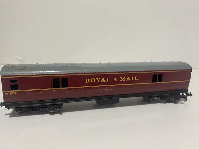 VINTAGE HORNBY DUBLO - 2400 Royal Mail TPO Mail Van W807 OO Gauge £5.00 ...