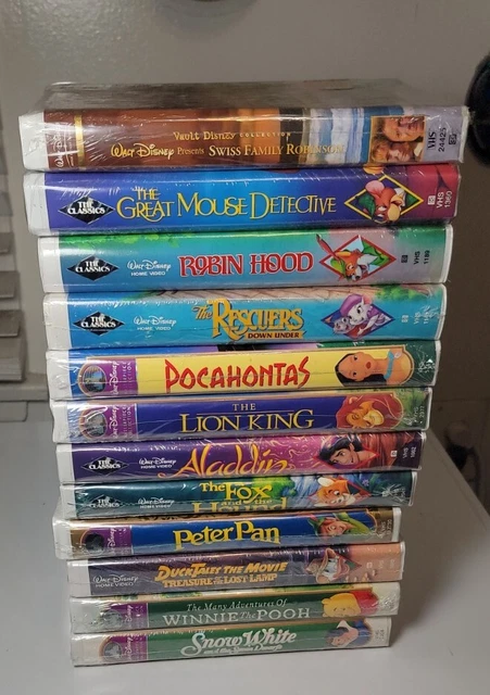 DISNEY VHS LOT 12 Films Classic Collections FACTORY SEALED. £42.12 ...