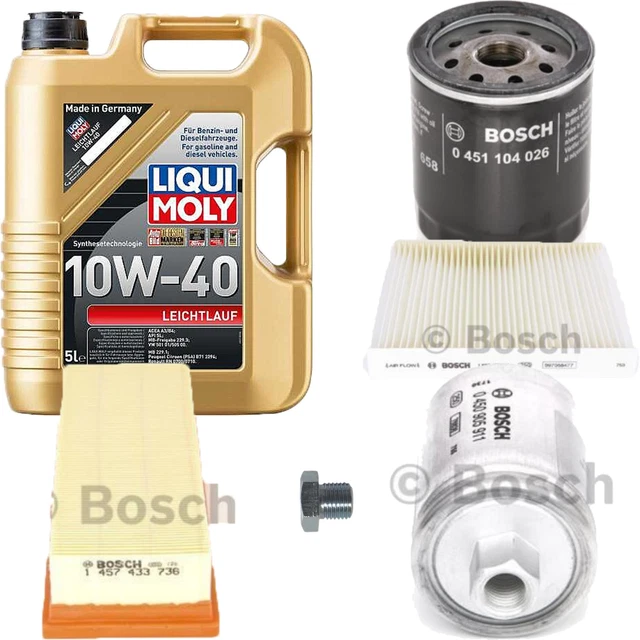 BOSCH INSPECTION SET 5L Liqui Moly Bon Fonctionnement 10W-40 pour MG EUR 95,95 - PicClick FR