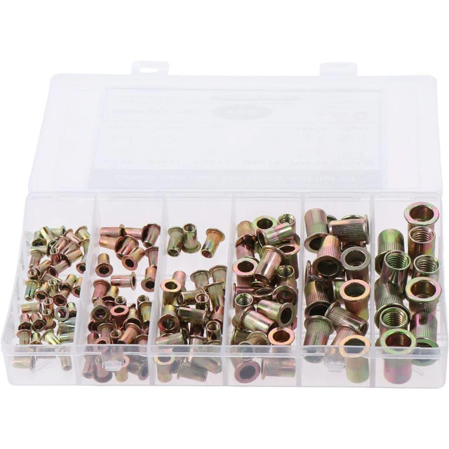 150PCS M3 M4 M5 M6 M8 M10 Rivet Nuts Assortment Kit EUR 21,62 - PicClick FR
