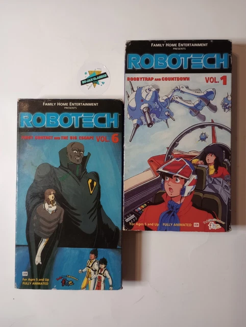 ANIME VHS ROBOTECH Boobytrap And Countdown Vol. 1 and Vol.6 Vhs £11.32 ...