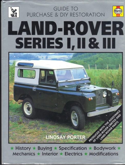 LAND ROVER SERIES 1,2,2A,3,County,88,109,Haynes Restoration Manual 1948 ...