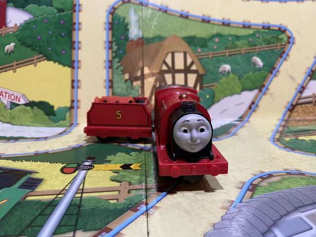 THOMAS THE TANK engine trackmaster trains Ultra Rare Real Steam James £ ...