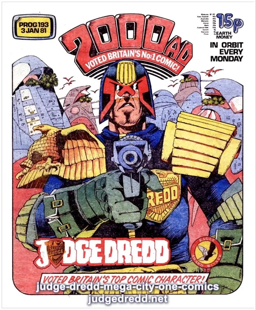 2000AD PROG 190-193 Strontium Doc Quince Case All 4 Comic Books 13 12 ...