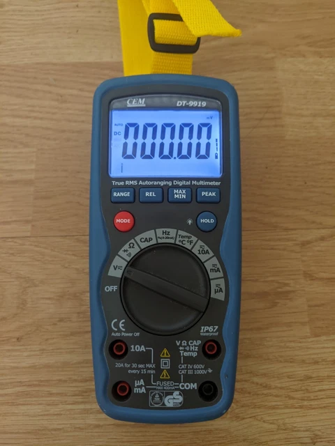 CEM DT-9919 DIGITAL Multimeter missing bale ,belt strap? read desc £29.00 - PicClick UK