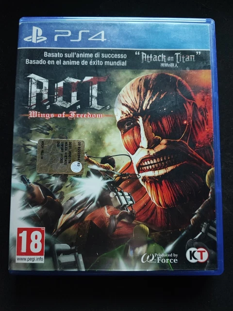 A.O.T. ATTACK ON Titan Wings Of Freedom Playstation 4 AOT PS4 PS5 EUR ...
