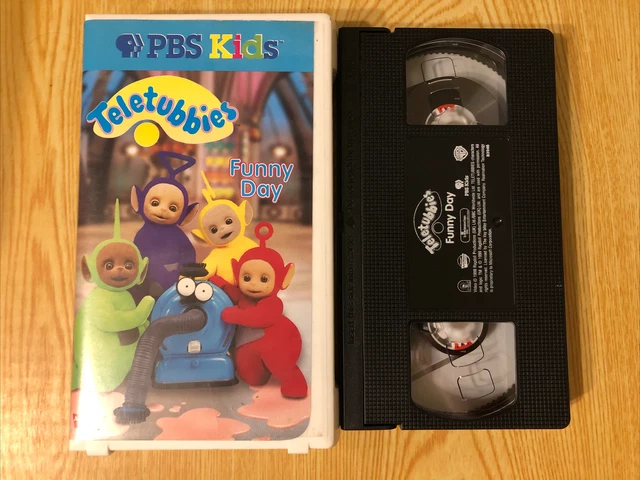 TELETUBBIES “FUNNY DAY” Clamshell (1999) VHS PBS Kids Video Volume 5 £8 ...