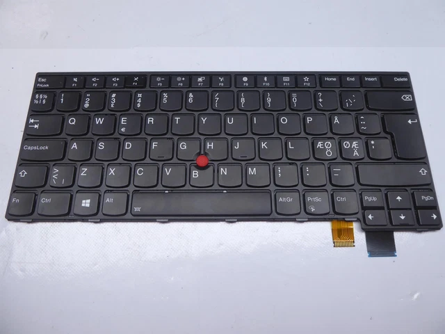 LENOVO THINKPAD T470S Clavier Keyboard QWERTY Nordic Layout 01EN722 ...