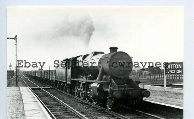 RAILWAY PHOTO: EX LMS 48511 8F 2-8-0 passing Ditton Junction 1957 - LMR ...
