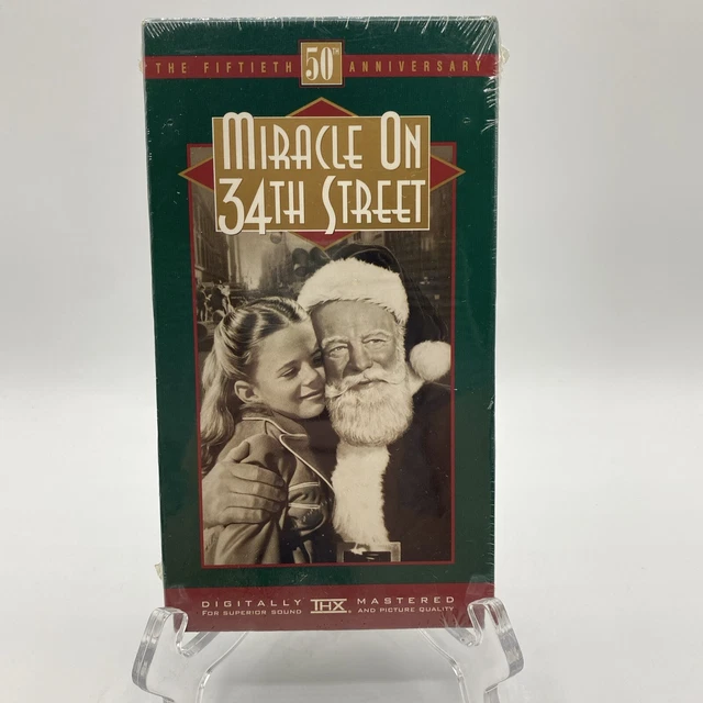 MIRACLE ON 34TH Street VHS 1947 B&W Original New Sealed Digital ...
