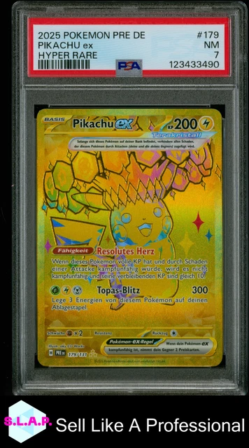 PIKACHU EX HYPER Rare Pokemon German Pre De-Prismatic Evolutions 2025 ...