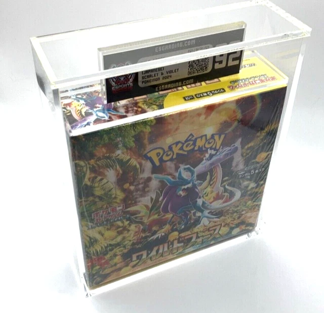 POKEMON CARD BOOSTER Box Wild Force ESPORTS GRADE ESG 92 Scellé Fedex ...