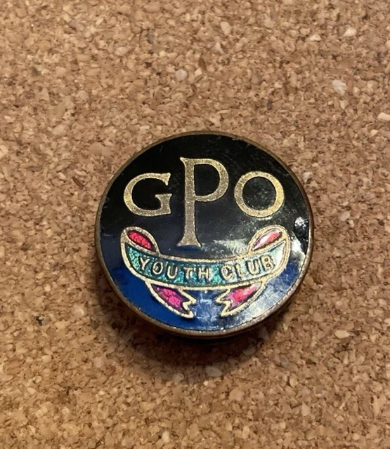VINTAGE GPO GENERAL Post Office Youth Club Enamel Lapel Badge c1950s by ...