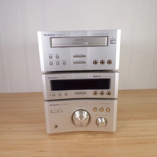 TECHNICS MICRO HI Fi Component Stereo System HD510 - Amplifier Tuner ...