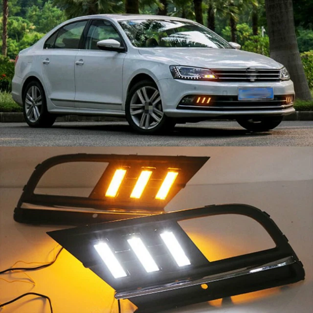 FOR VOLKSWAGEN VW Jetta Mk6 2016-2018 Drl Daytime Running Driving Light ...
