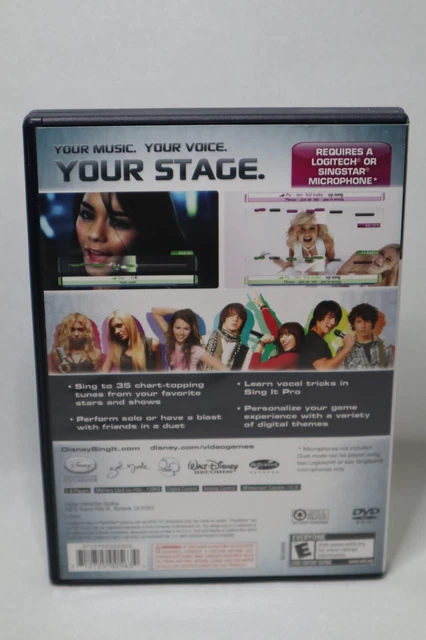 DISNEY SING IT PS2 PlayStation 2 Video Game with Manual $6.75 - PicClick CA