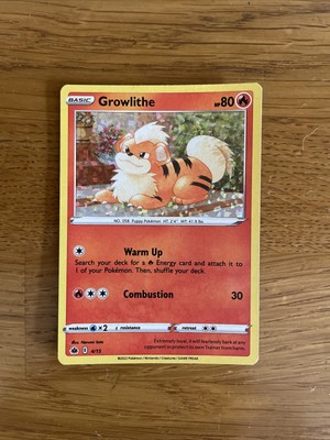 GROWLITHE HOLO 4/15 McDonalds 2022 Match Battle Pokemon Card TCG. £0.99 ...
