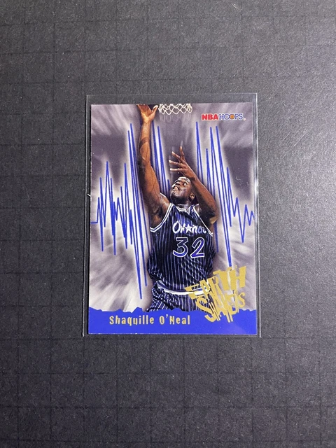 1996-97 NBA HOOPS Shaquille O'Neal Earth Shakers Card #366 - Orlando ... 1996-97 NBA HOOPS Shaquille O'Neal Earth Shakers Card #366 - Orlando ...