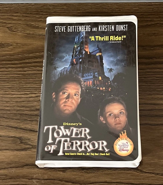 TOWER OF TERROR (VHS, 2001, Clamshell) Steve Guttenberg, Kirsten Dunst ...