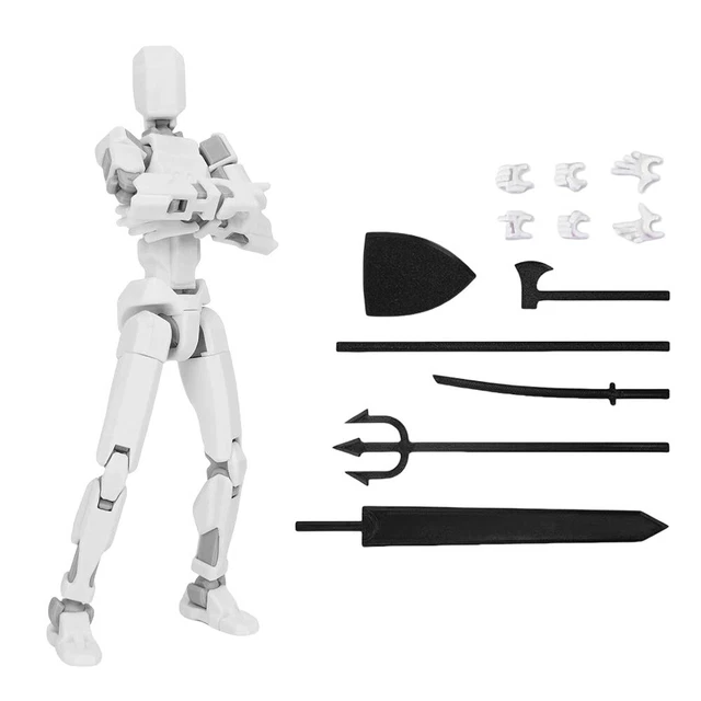 13 3D PRINTED Action Figure Full Body Mechanical Movable Toy Action ...