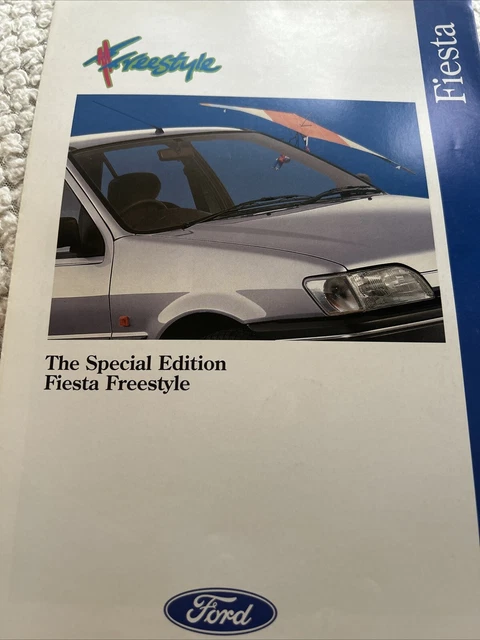 FORD FIESTA FREESTYLE Special Edition Car Sales Info Brochure 1994 £3. ...