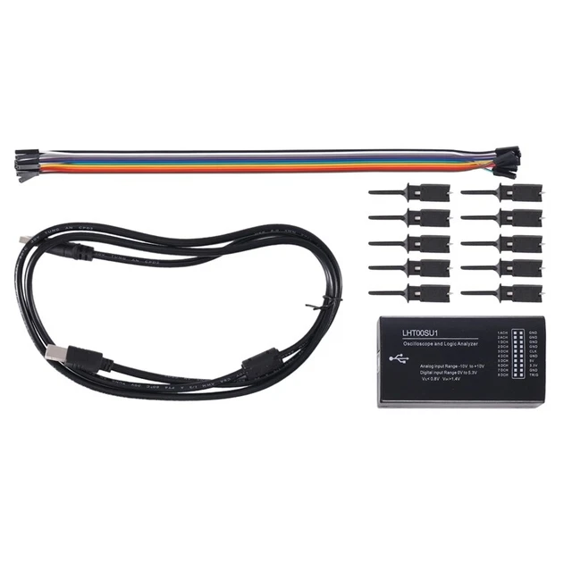 OSCILOSCOPIO VIRTUAL LHT00SU1 analizador lógico I2C SPI CAN Uart ...