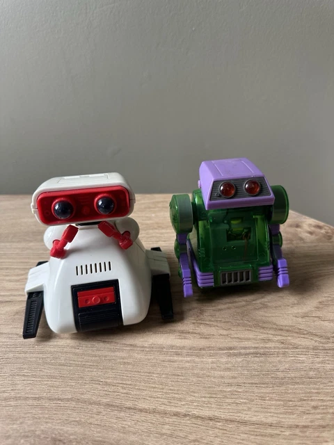 VINTAGE TOMY DINGBOT / flipbot Robot OMS-B 4" Battery Op Toy (spares ...