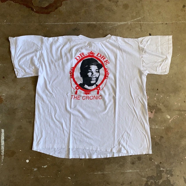 VINTAGE DR. DRE "The Chronic" Album Bootleg Rap T-Shirt Men Sz L Hip ...