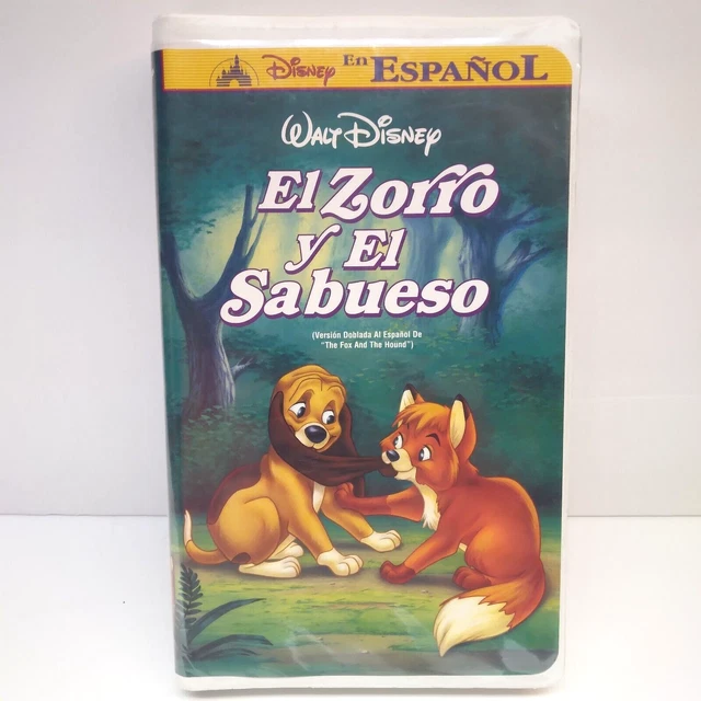 RARE DISNEY EL Zorro Y El Sabueso VHS Video Tape Spanish - Fox and the ...