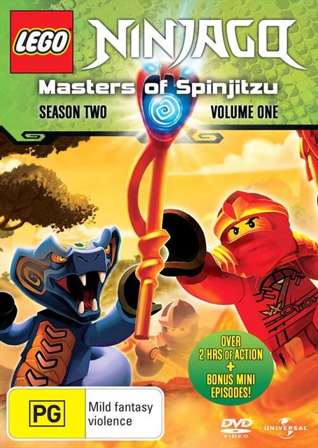 LEGO NINJAGO - Masters of Spinjitzu : Series 2 : Vol 1 (DVD, 2011) £5. ...