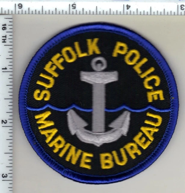 SUFFOLK COUNTY POLICE Department (New York) Marine Bureau Shoulder ...