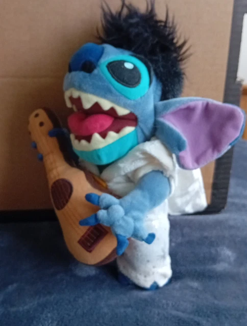 RARE WALT DISNEY Lilo And Stitch Elvis Soft Plush Toy/ 10 Inch £10.00 ...