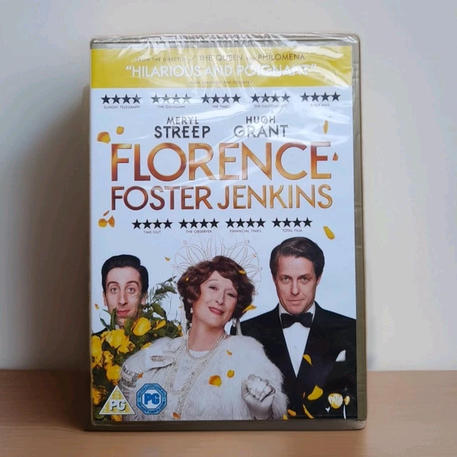 FLORENCE FOSTER JENKINS DVD Meryl Streep, Hugh Grant 2016 Musical ...