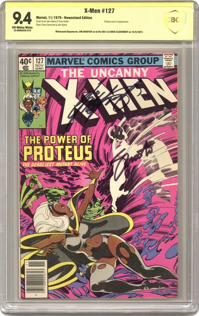 UNCANNY X-MEN #127D CBCS 9.4 kiosque à journaux SS Shooter/Claremont ...