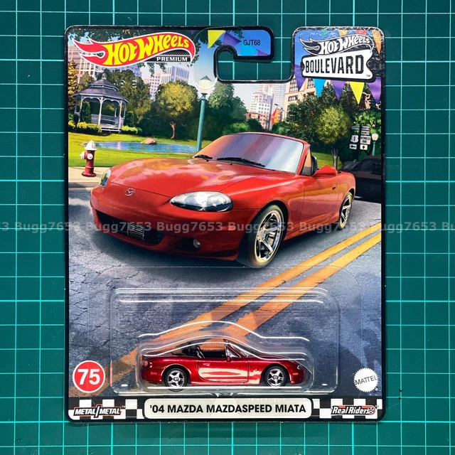 HOT WHEELS 2023 Hot Wheels Boulevard, '04 Mazda Mazdaspeed Miata. #75 ...
