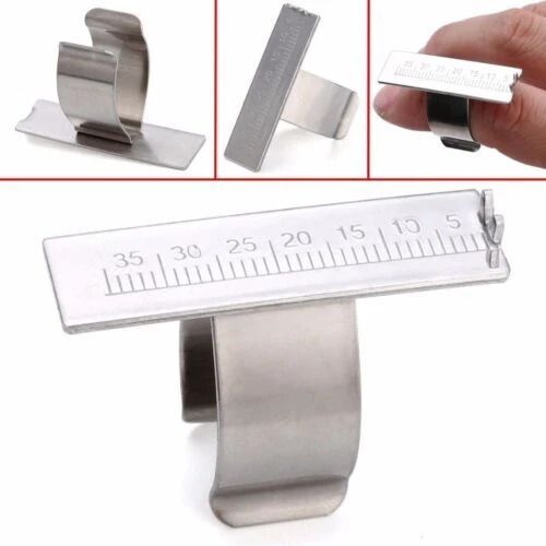 DENTAL ENDO GAUGE Finger Ruler Span Measure Scale Endodontic Ring ...