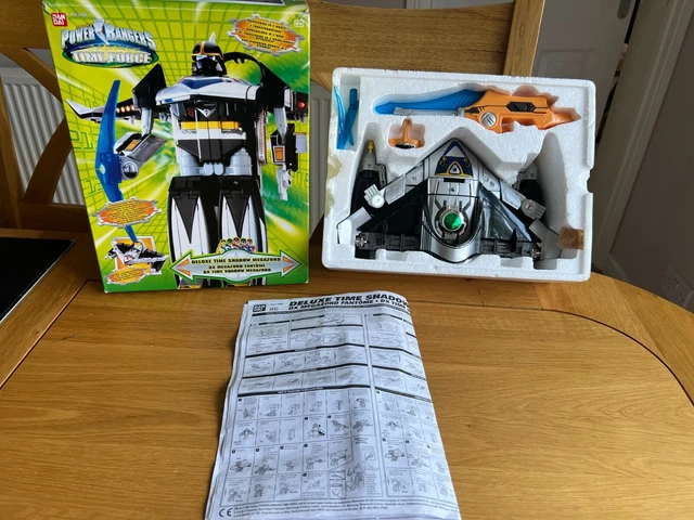 POWER RANGERS DELUXE Time Force Shadow Megazord 100% completo Bandai ...