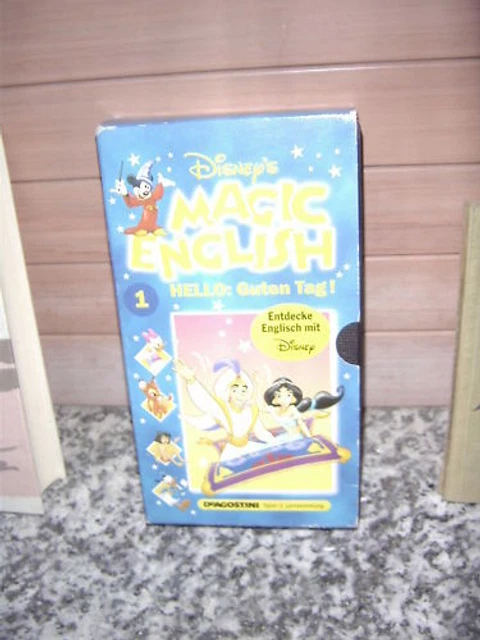 DISNEY'S MAGIC ENGLISH: 1. Hello-Guten Tag, ein VHS Fi EUR 4,99 ...